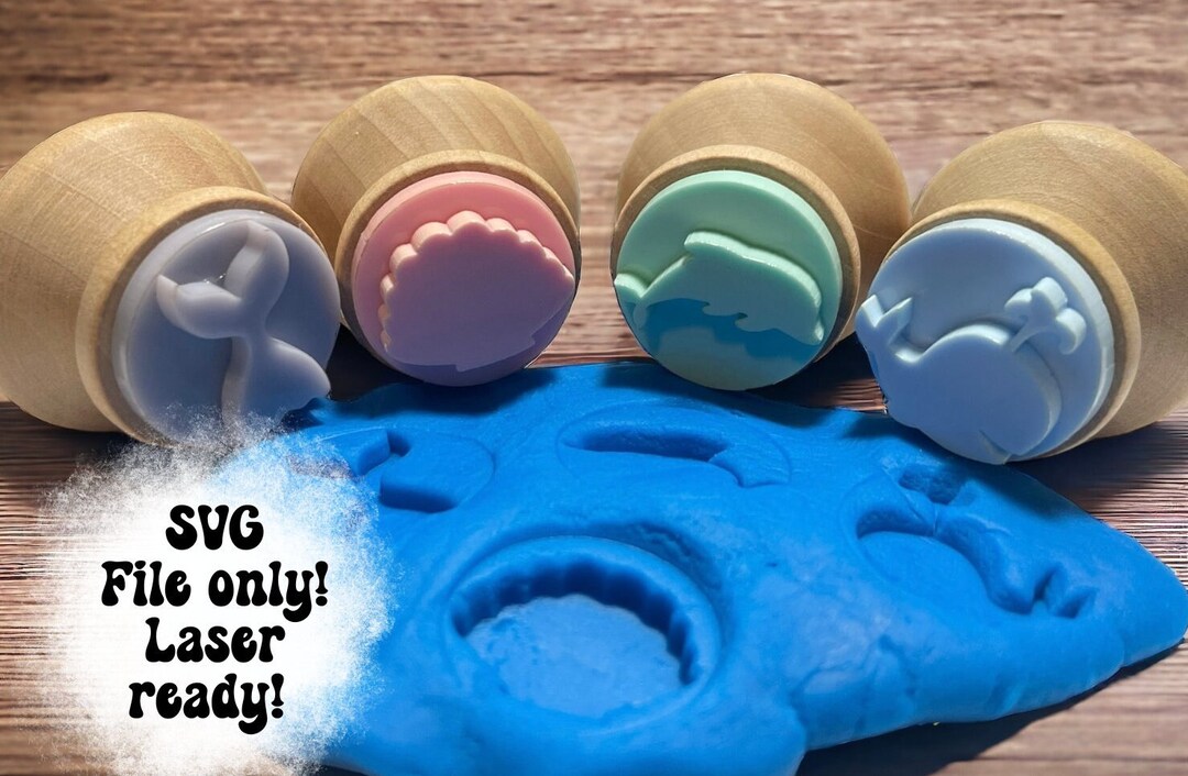 Playdough Stamp SVG File | Digital File | Laser File - Etsy