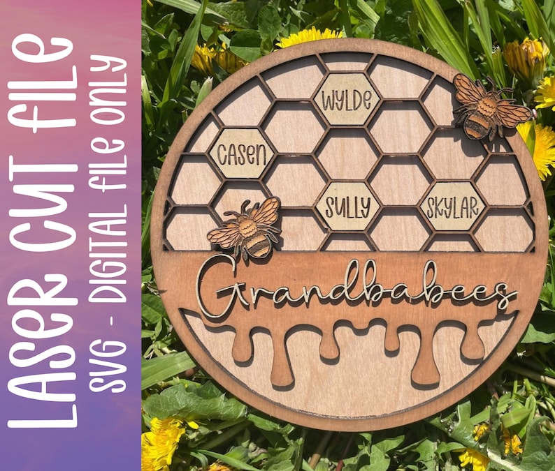 Grandbabees SVG | Digital File | Laser File | Grandparent Gift | Laser ...