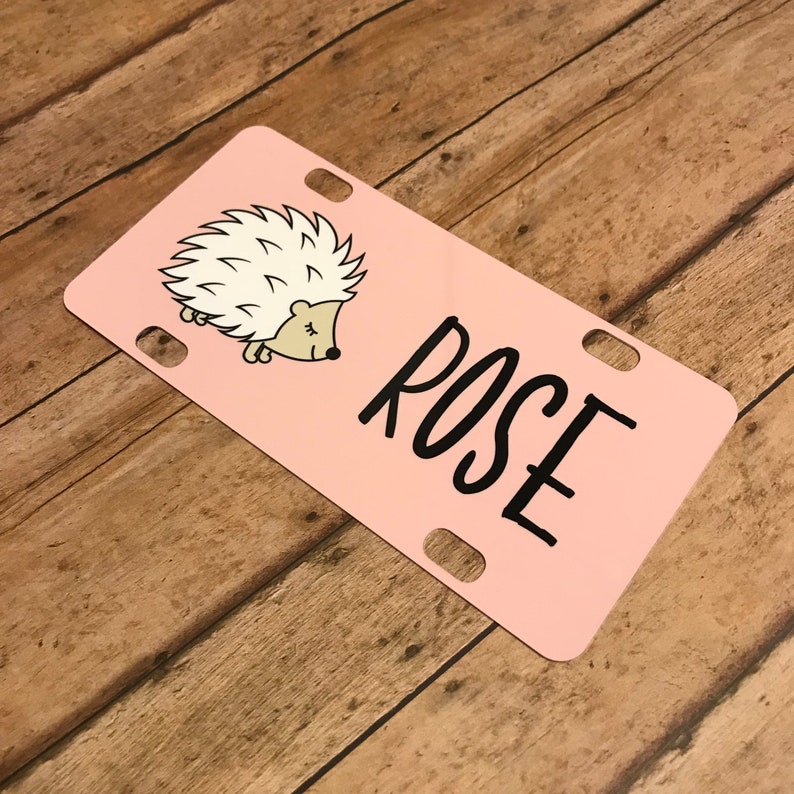 Personalized Hedgehog Name Plate / Hedgehog Sign / Cage - Etsy