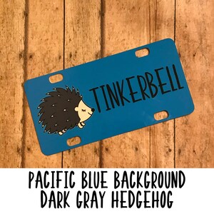 Personalized Hedgehog Name Plate / Hedgehog Sign / Cage Accessory ...