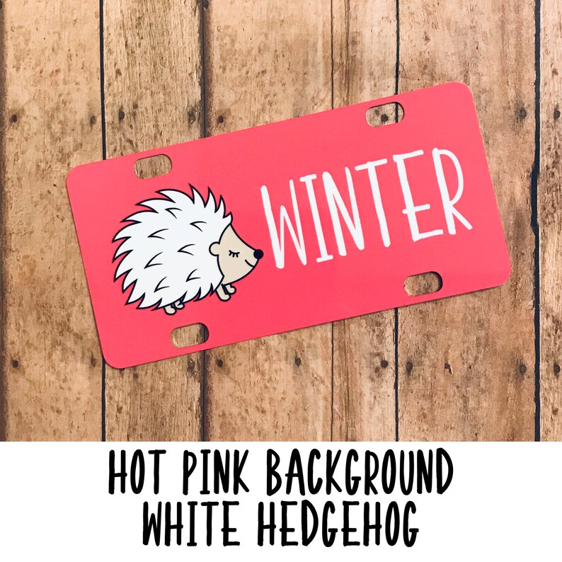 Personalized Hedgehog Name Plate / Hedgehog Sign / Cage | Etsy