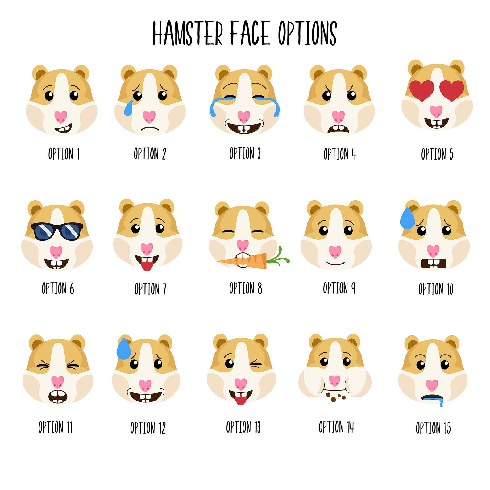 Personalized Hamster Face Name Plate / Name Tag / Small Animal - Etsy