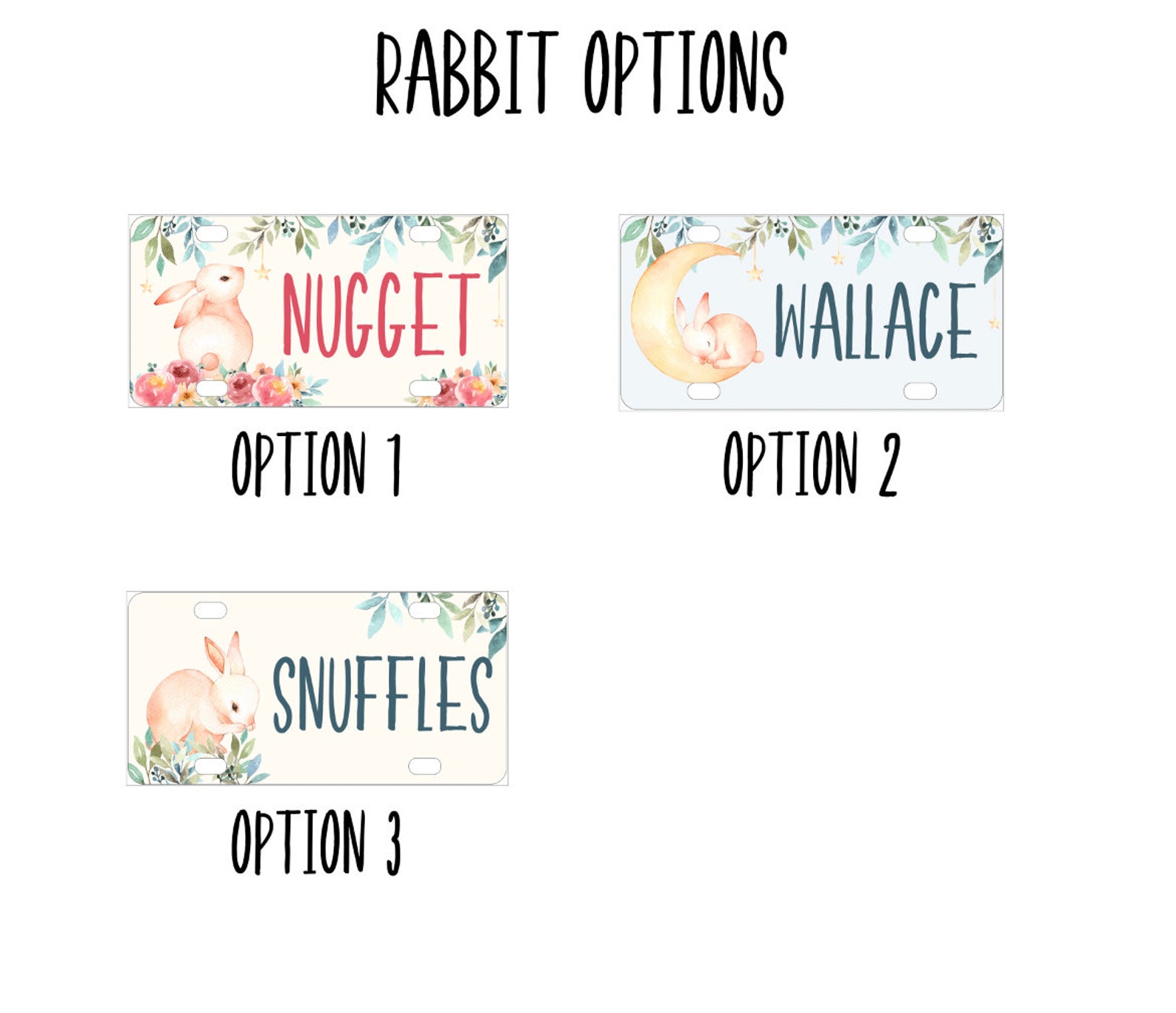 Personalized Floral Rabbit Hutch Sign / Rabbit Mom Gift / Cage - Etsy