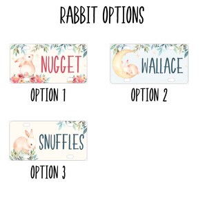 Personalized Floral Rabbit Hutch Sign / Rabbit Mom Gift / Cage ...