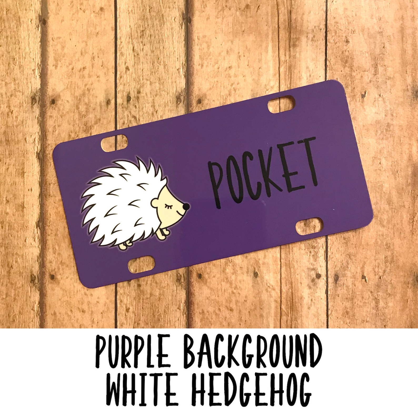 Personalized Hedgehog Name Plate / Hedgehog Sign / Cage | Etsy