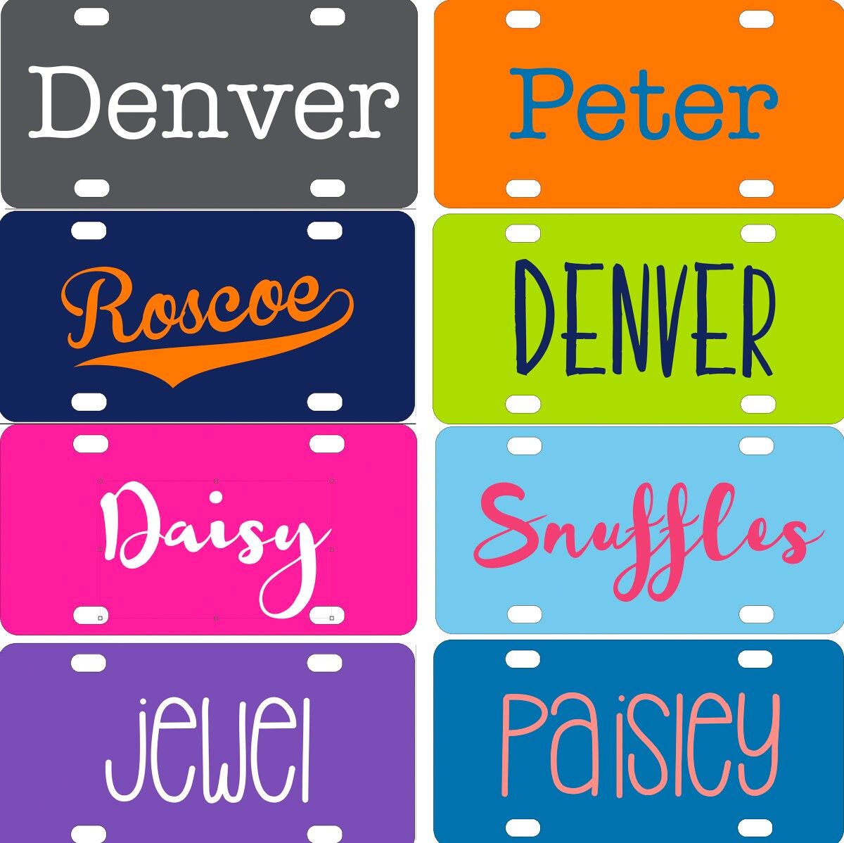 Personalized Cage Crate Name Plate / Cage Accessory / Small Animal Cage ...