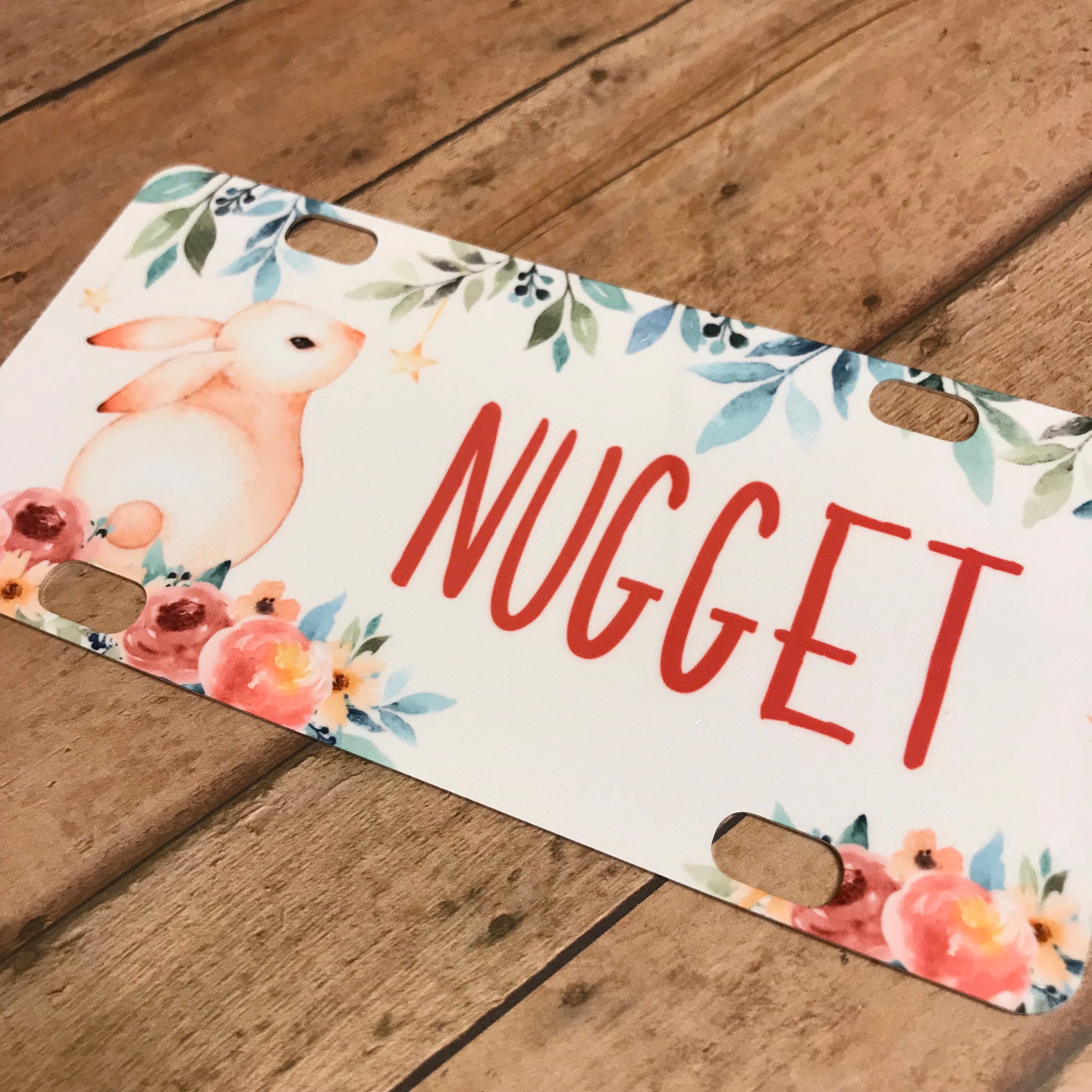 Personalized Floral Rabbit Hutch Sign / Rabbit Mom Gift / Cage - Etsy