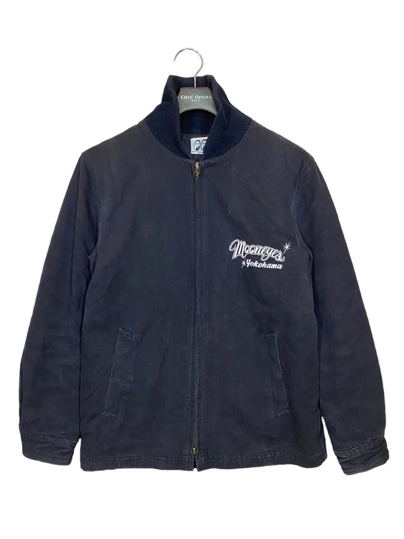 Vintage Mooneyes Yokohama Canvas Jacket Back Hit Size M - Etsy