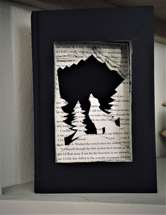 Book Page Cut Art