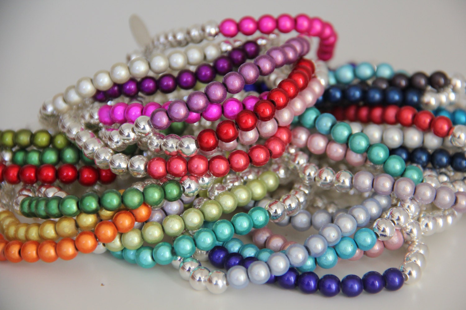 Reflective Glow Bead Friendship Bracelet Etsy reflective-glow-bead-friendship-bracelet-etsy