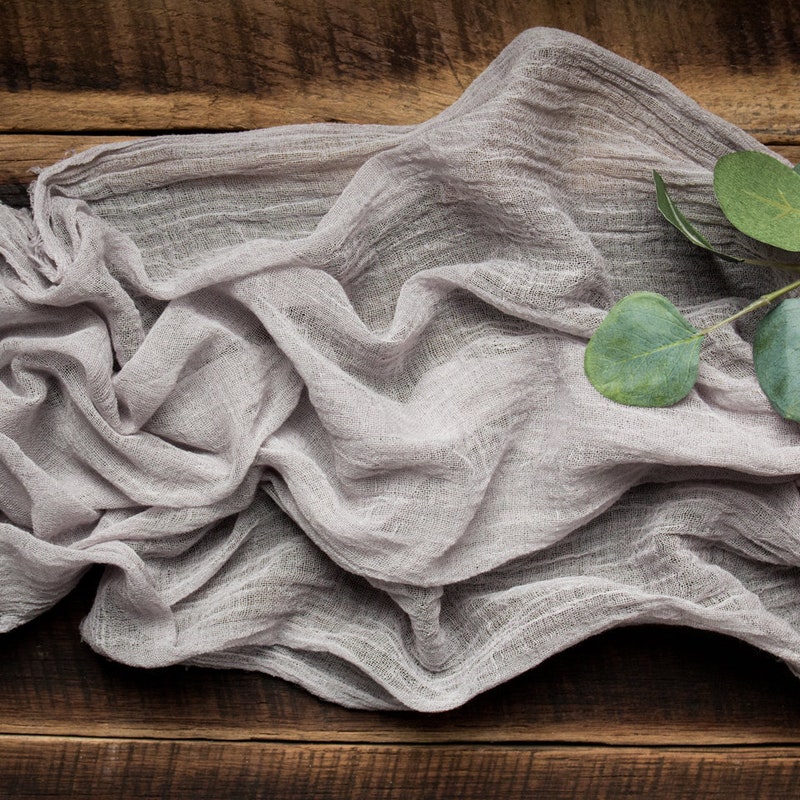 Grey Table Runner - Etsy