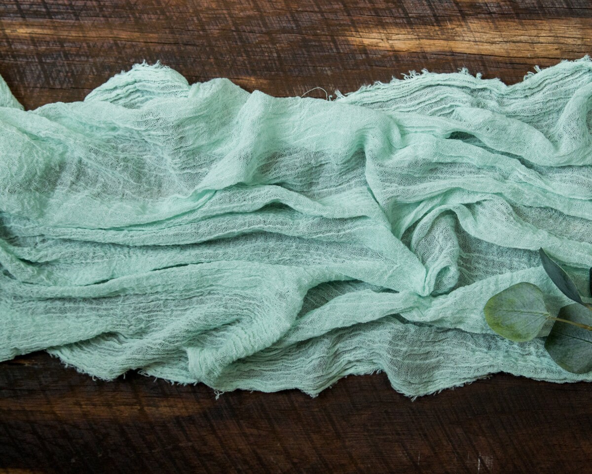 Rustic Wedding Decor Wedding Decor Cheese Cloth Table - Etsy