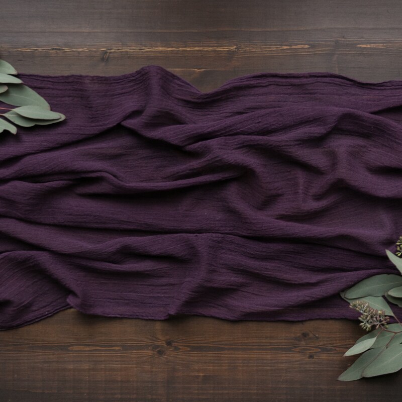 Purple Table Runner - Etsy