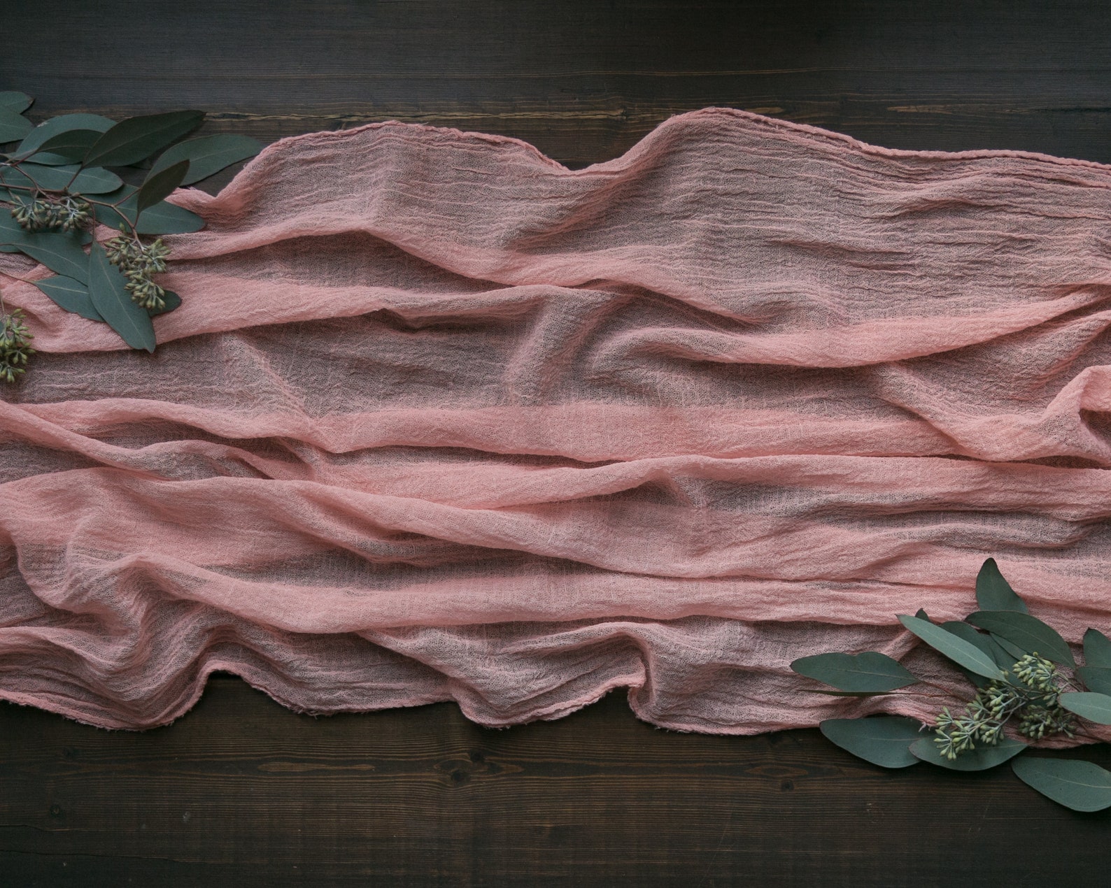 Wedding Decor Cheese Cloth Table Runner Rustic Wedding - Etsy