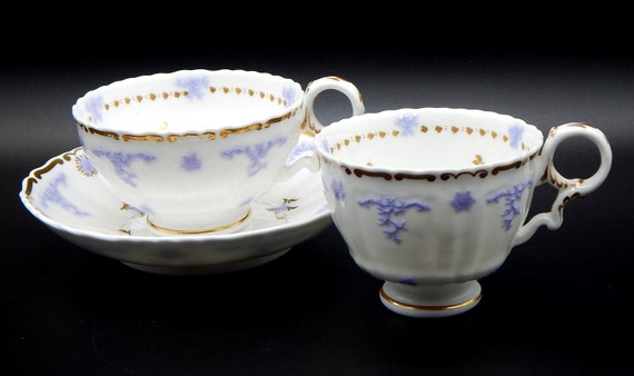 A Hilditch Liliac Sprigged Tea Cup Coffee Cup & Saucer | Etsy