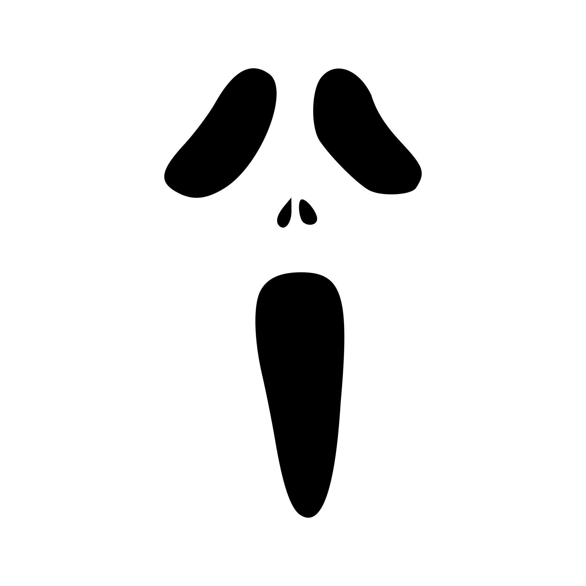 Ghost Face Jack-o'lantern Digitial Cut File Pattern - Etsy UK