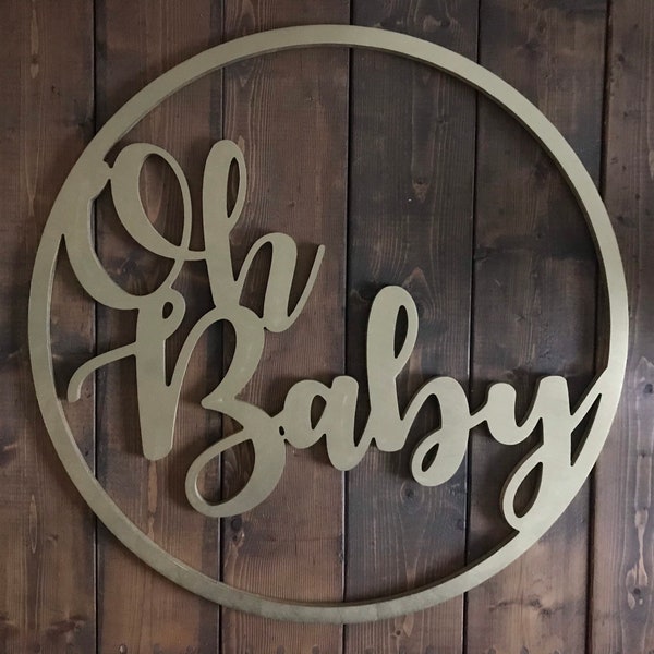 Oh Baby Sign - Etsy