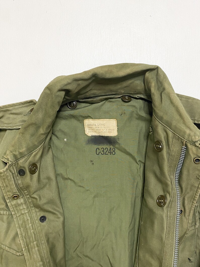 50’s M-1951 US Military OG-107 Jacket - Etsy