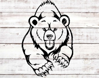Bear svg | Etsy