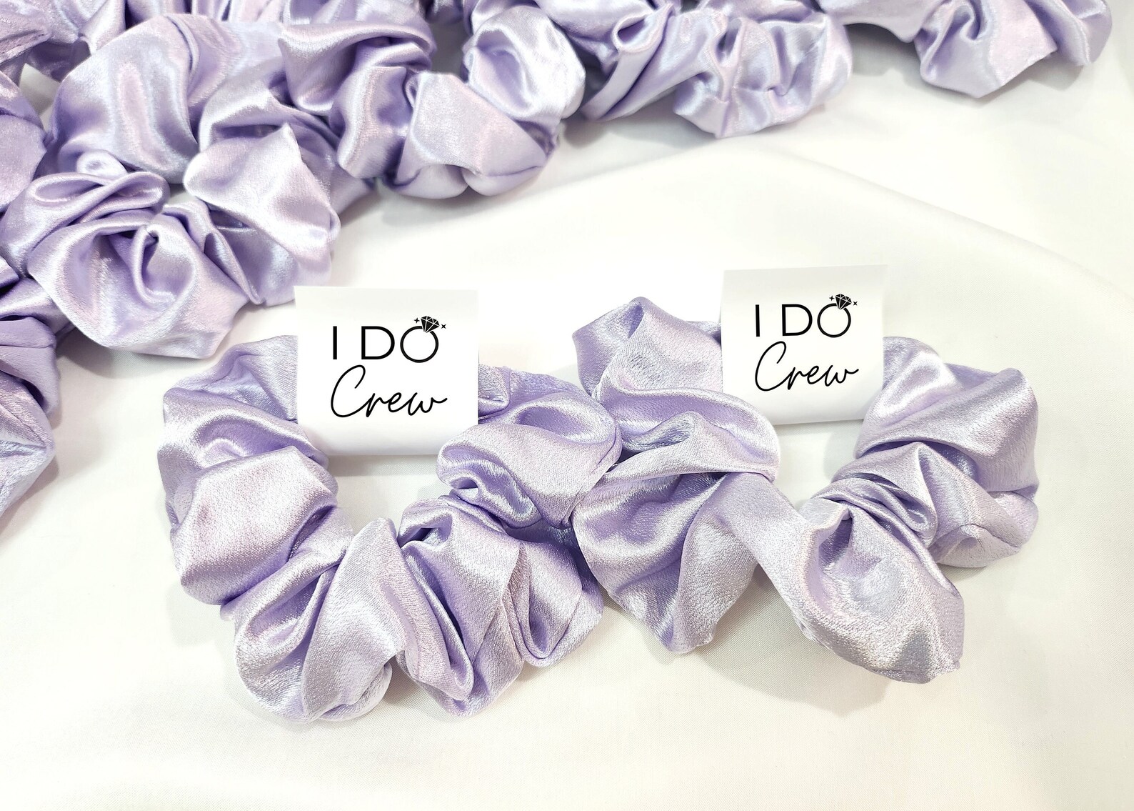 Bridal Shower Party Favors, Purple Party , Bridal Scrunchie, Purple ...