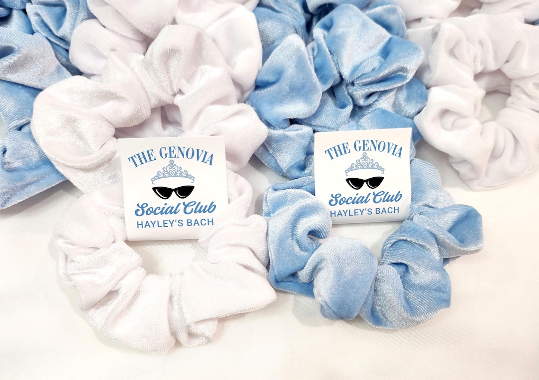 Genovia Social Club Personalized Scrunchies, Princess Movie Bach, Mia ...