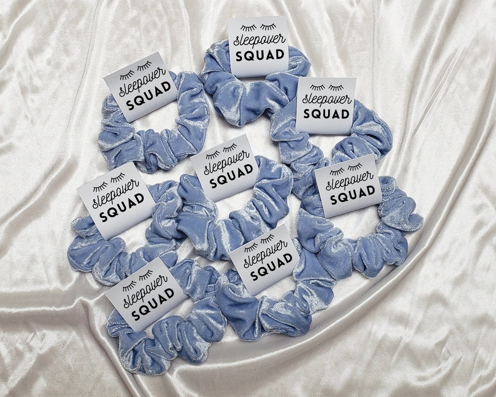 Sleepover Squad Scrunchies Sleepover Party Favors Slumber - Etsy