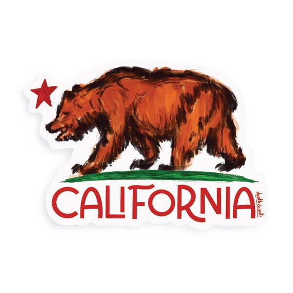 California Bear Art - Etsy