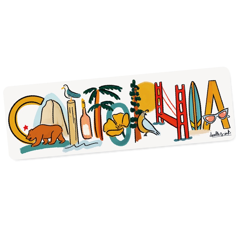 California Decal - Etsy