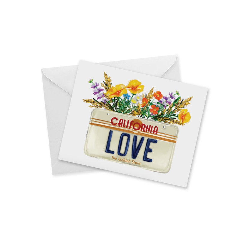 California Greeting Cards - Etsy