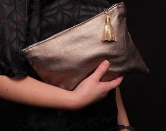 Pewter evening bag | Etsy