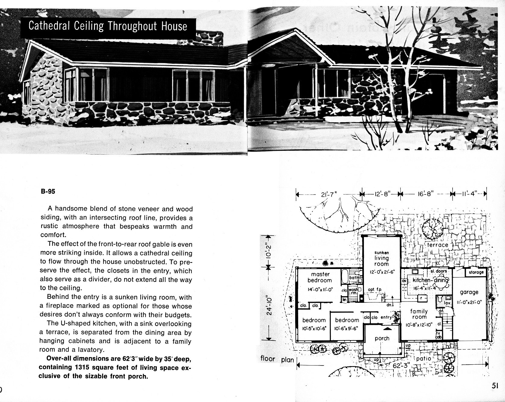 Ranch Homes: 1967 Your Home Booklets 24 Floor Plans Digital Restoration ...