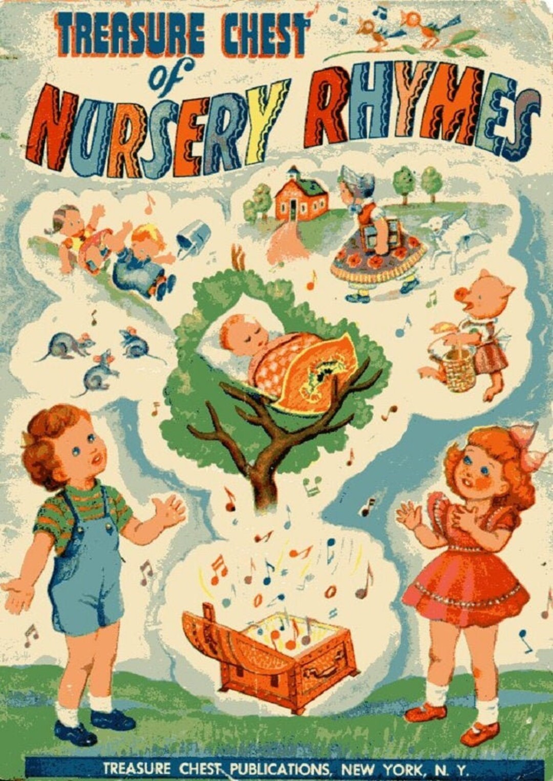 1942 Treasure Chest of Nursery Rhymes Piano Composition Digital ...