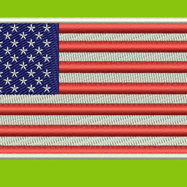 American Flag Digitized - Etsy