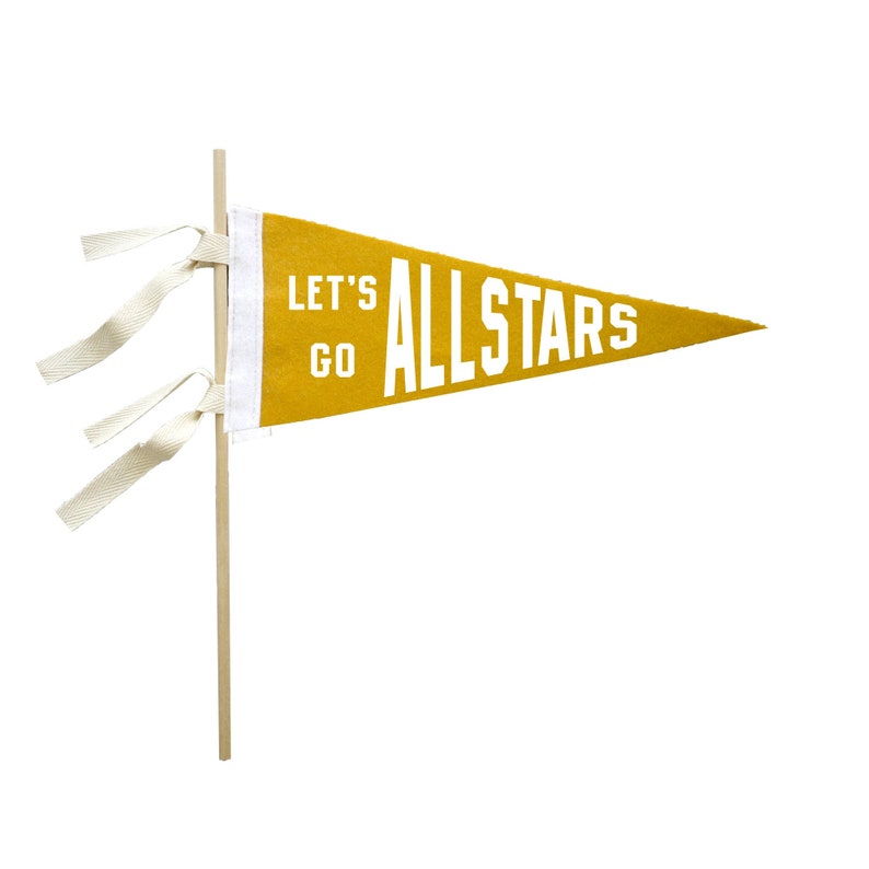 SPORTS TEAM Let's Go Pennant Gift Set - Etsy