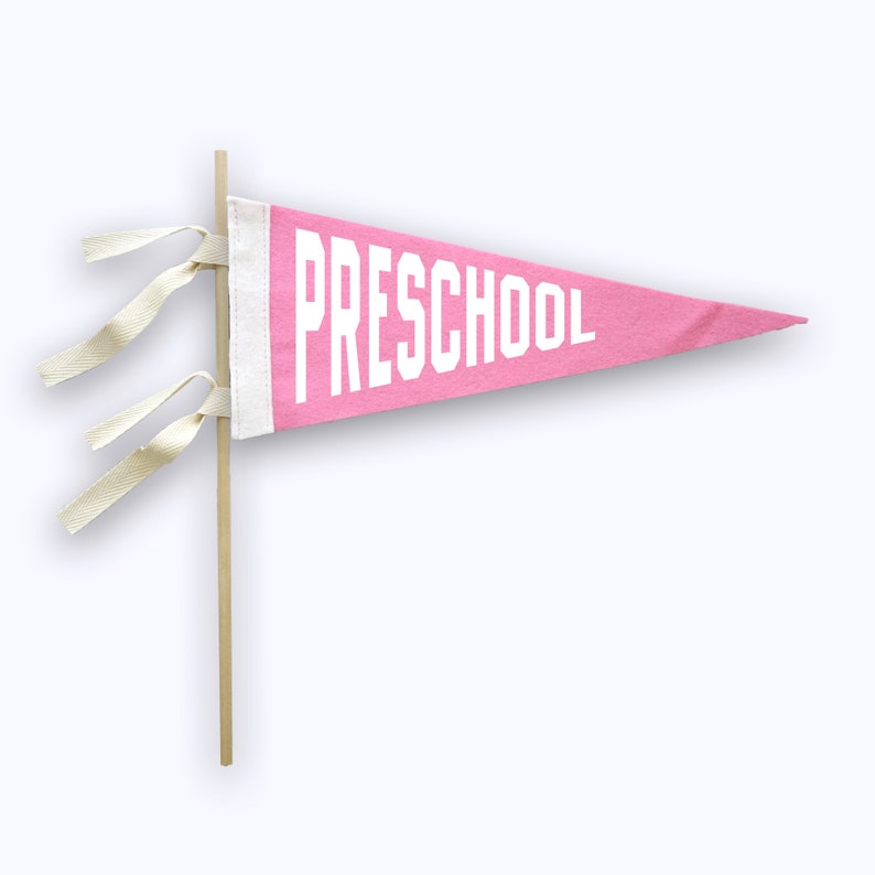 School Grade Pennant PINK - Etsy