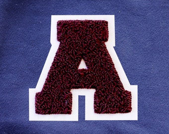 Maroon Chenille Patch - Etsy