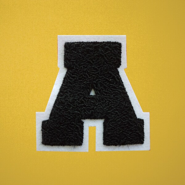 Fuzzy Varsity Letters - Etsy