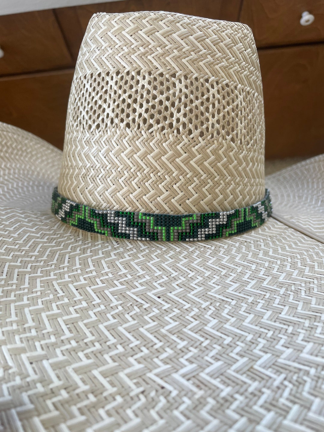 Green Aztec Hat Band 5/8 Wide - Etsy