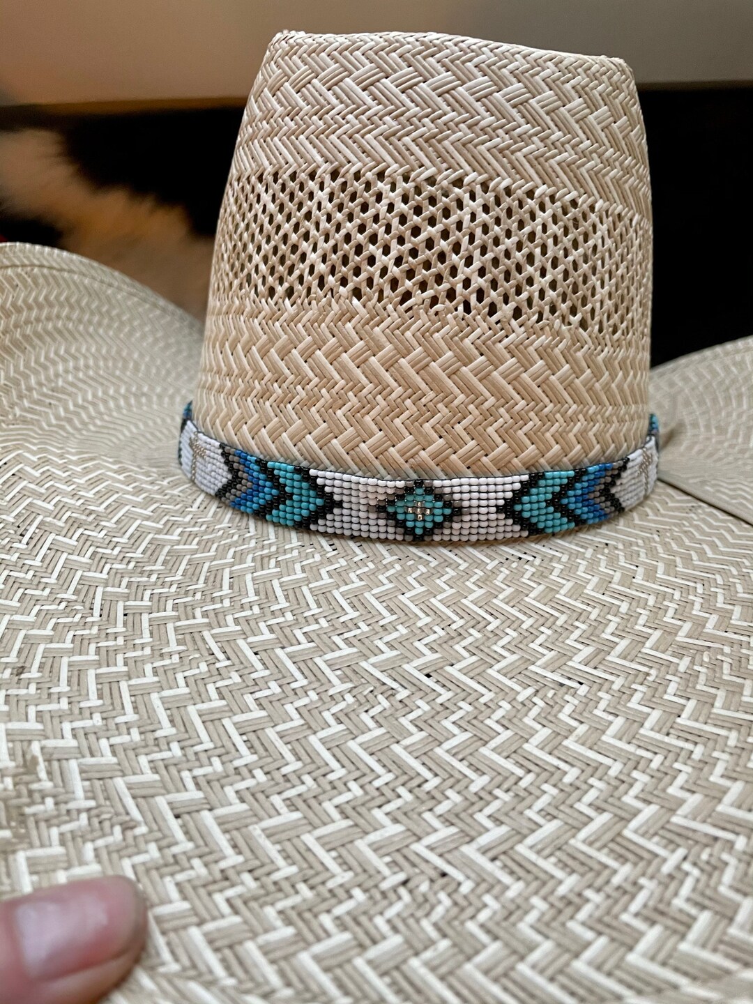 Diamond Cross Hat Band 5/8 Wide - Etsy