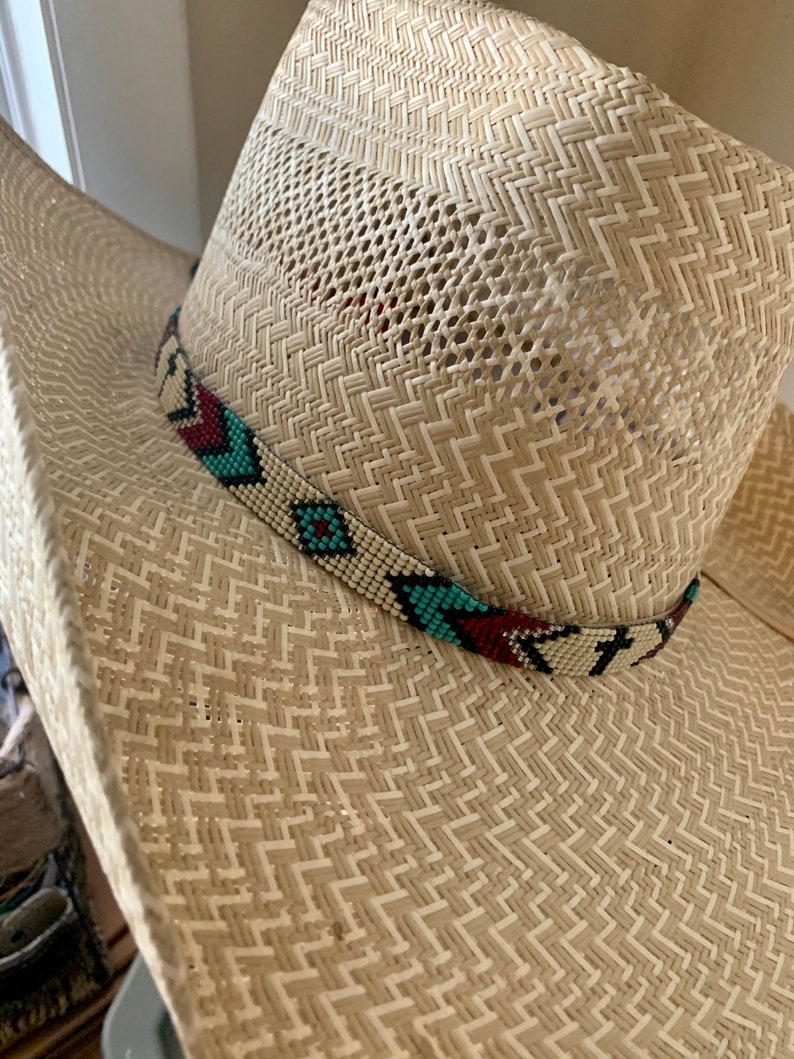 Cream Cross Diamond Hat Band 5/8 Wide | Etsy