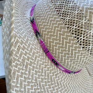 Pink and Black Arrow Hat Band - Etsy