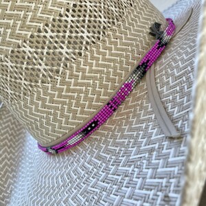 Pink and Black Arrow Hat Band - Etsy