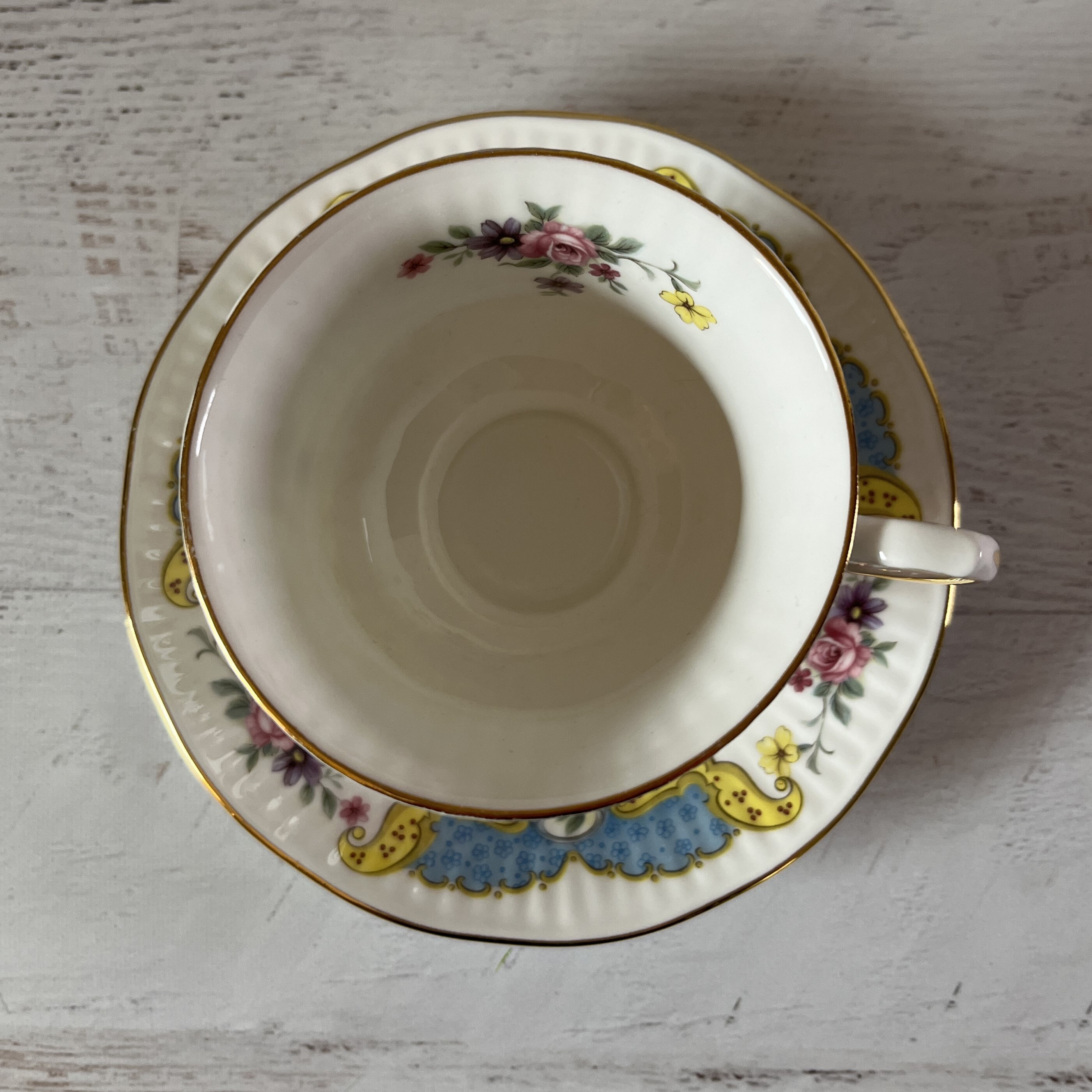 Vintage Elizabethan Tea Cup and Saucer Set, Rose Marie Pattern, Fine ...
