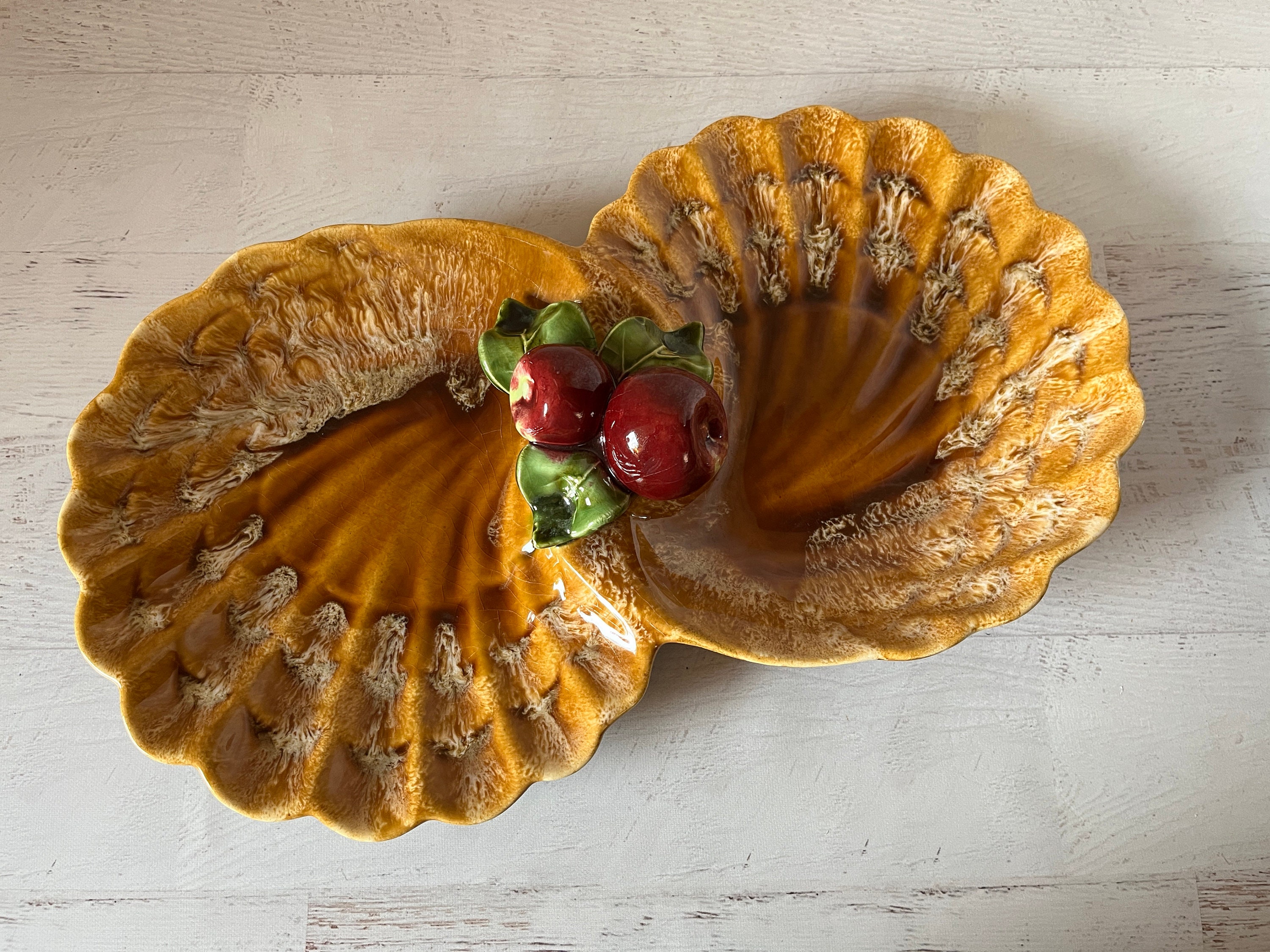 Wade of California Pottery Apple Double Serving Platter, #716 USA ...
