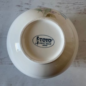 Vintage Toyo Floral Flower Vase, Spring Breeze, Pastel Flowers, Made in ...