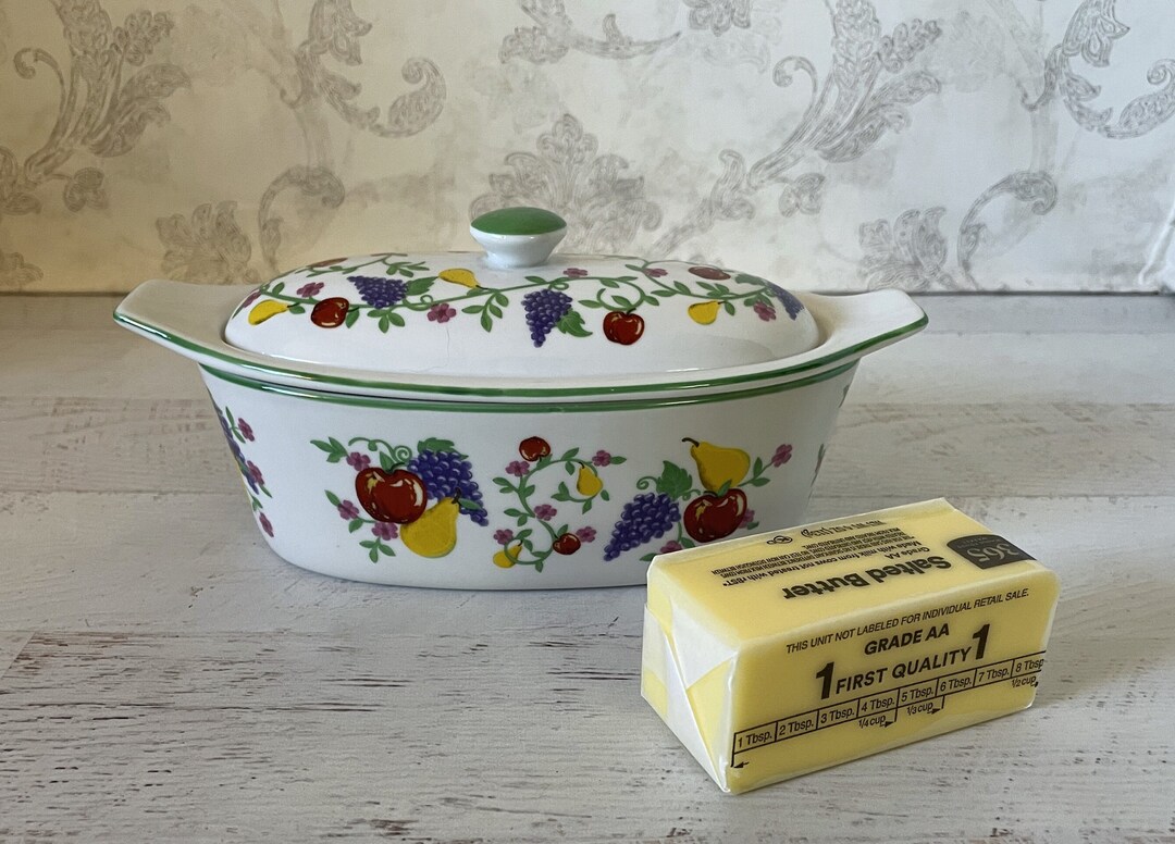 Vintage Butter Boat With Water Reservoir Cook Street 1/4 Lb - Etsy