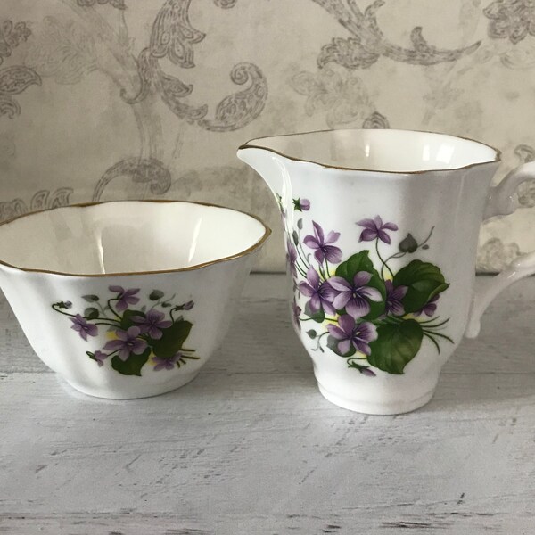 Purple Creamer Set - Etsy
