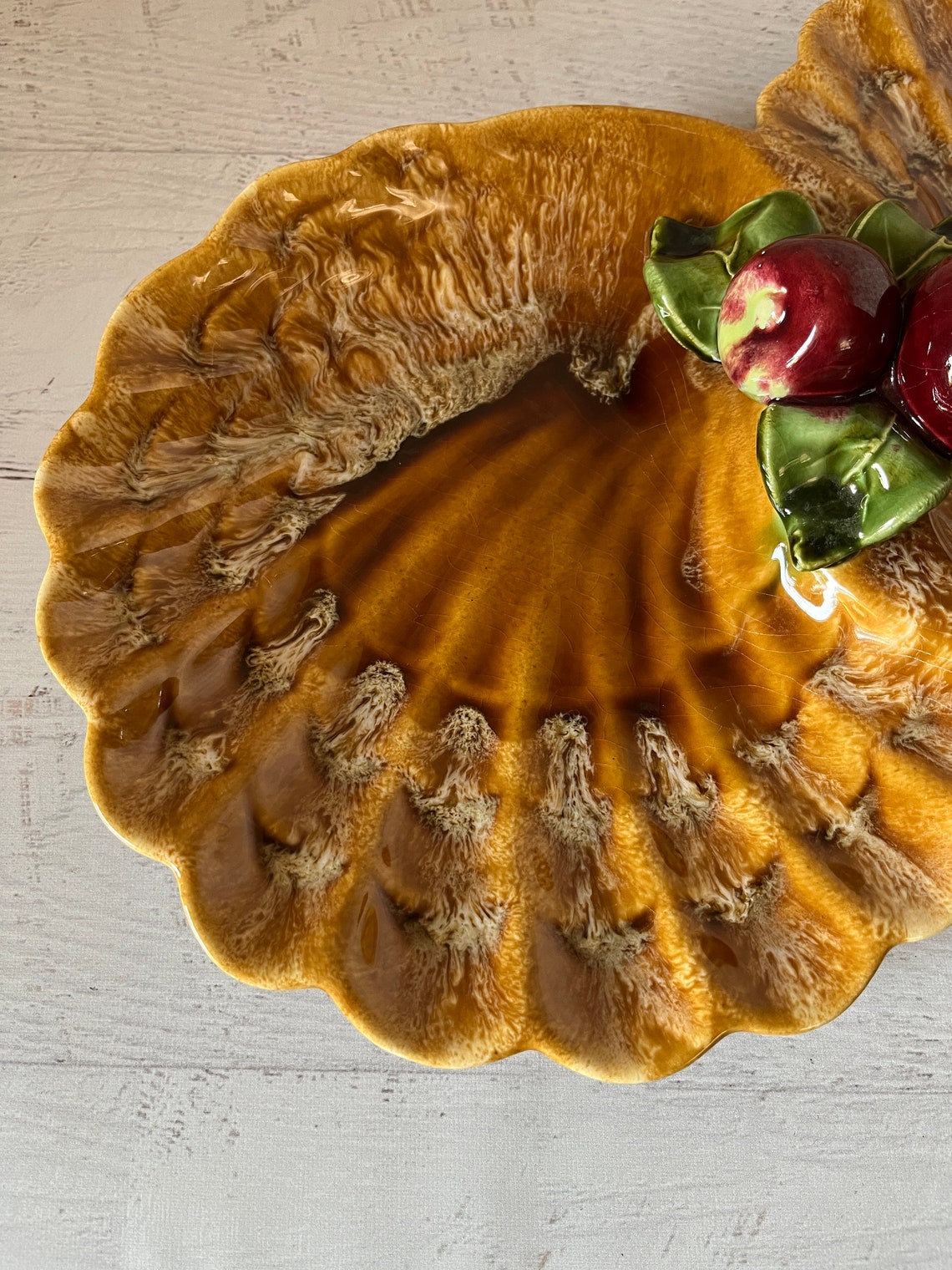 Wade of California Pottery Apple Double Serving Platter, #716 USA ...