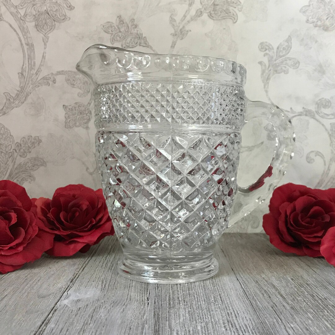 Wexford Pint Pitcher, Small Pitcher, Vintage Anchor Hocking Glass - Etsy