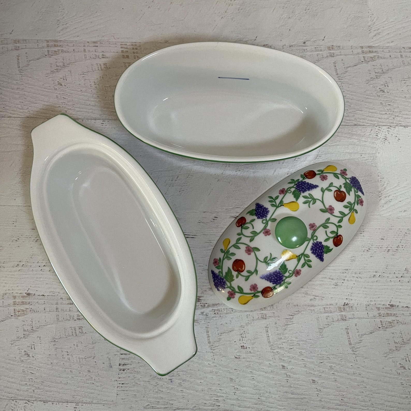 Vintage Butter Boat With Water Reservoir, Cook Street Covered Butter ...